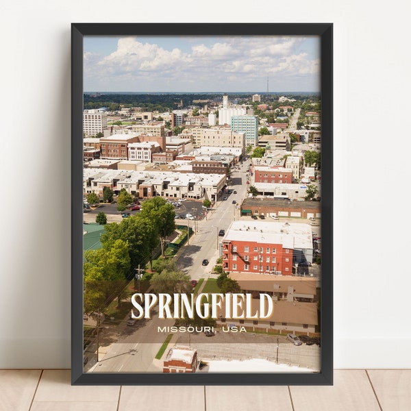 Springfield Travel Poster - Etsy