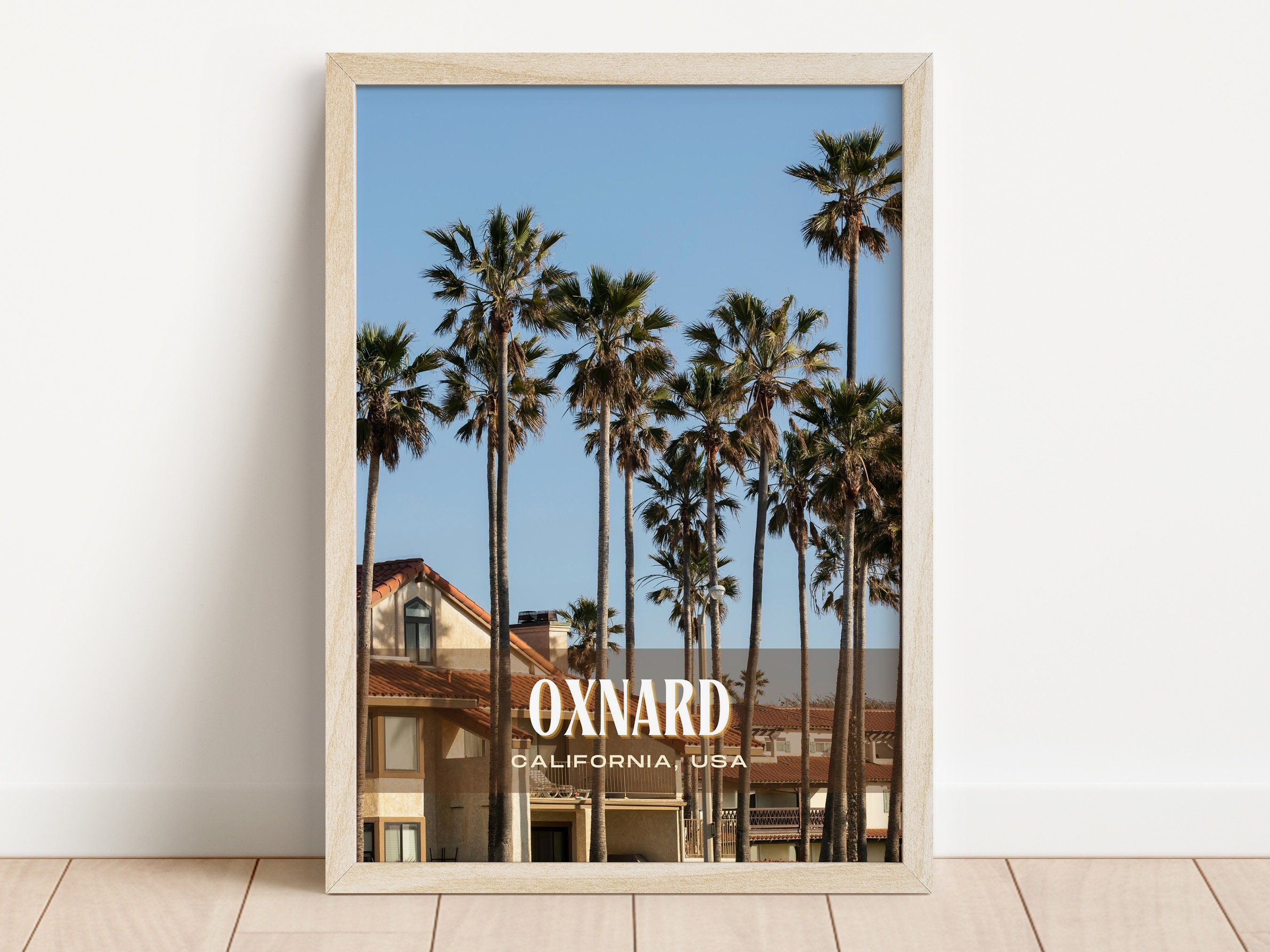 Oxnard Retro Wall Art, Oxnard Canvas, Oxnard Framed Poster, Oxnard ...