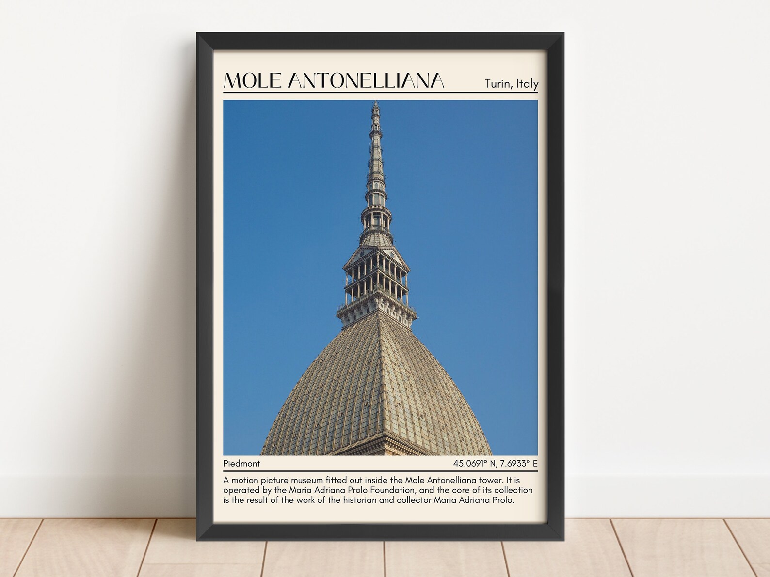 Mole Antonelliana Turin Italy Wall Art, Mole Antonelliana Framed Canvas ...
