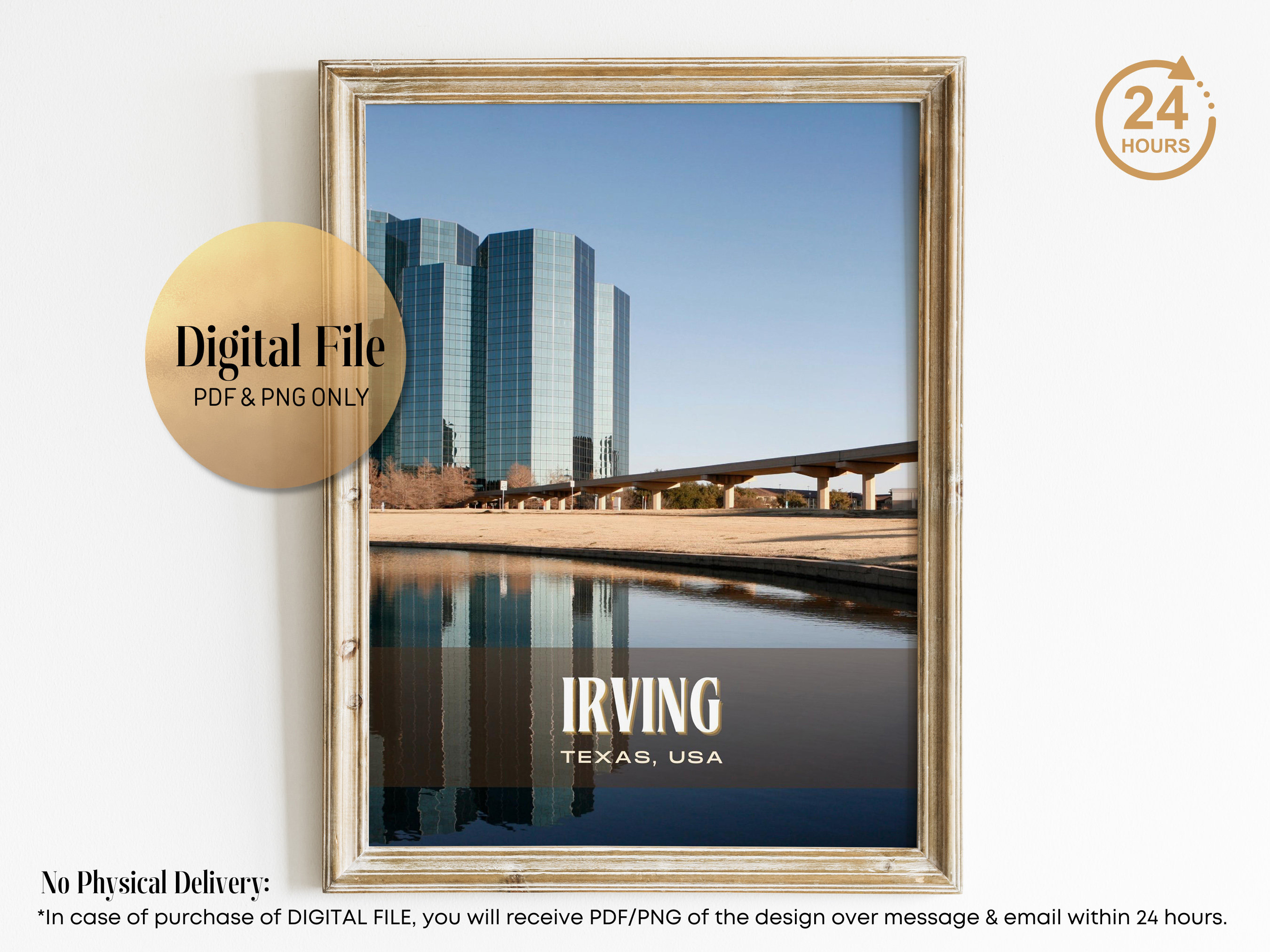 INSTANT DIGITAL DOWNLOAD, Irving Retro Wall Art, Irving Canvas, Irving ...