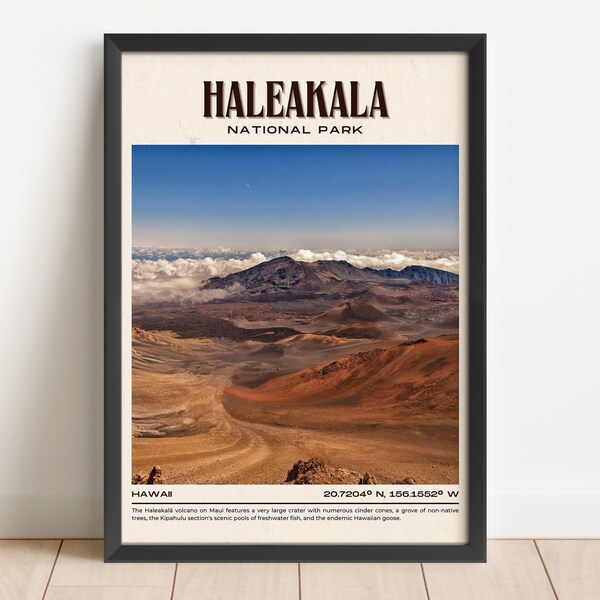 Haleakalā National Park Poster - Etsy
