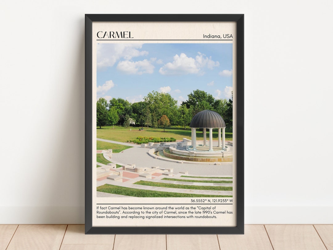 INSTANT DIGITAL DOWNLOAD, Carmel Minimal Wall Art, Carmel Canvas ...