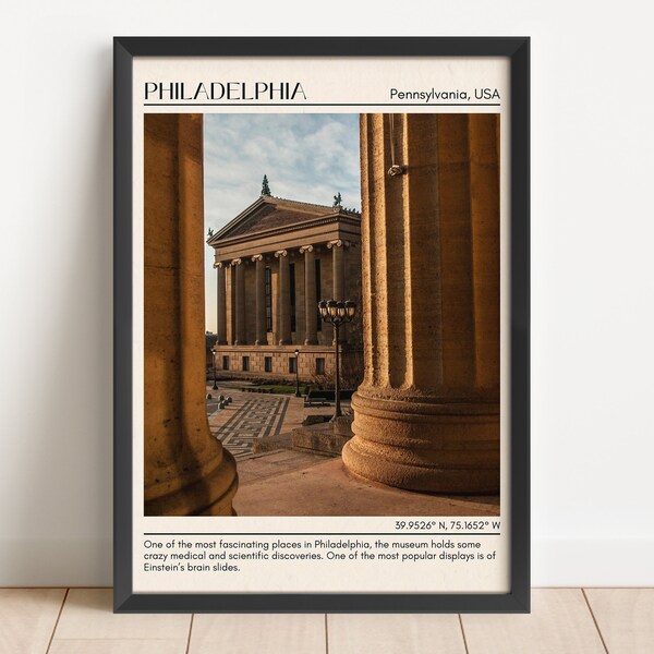 Philadelphia Poster - Etsy