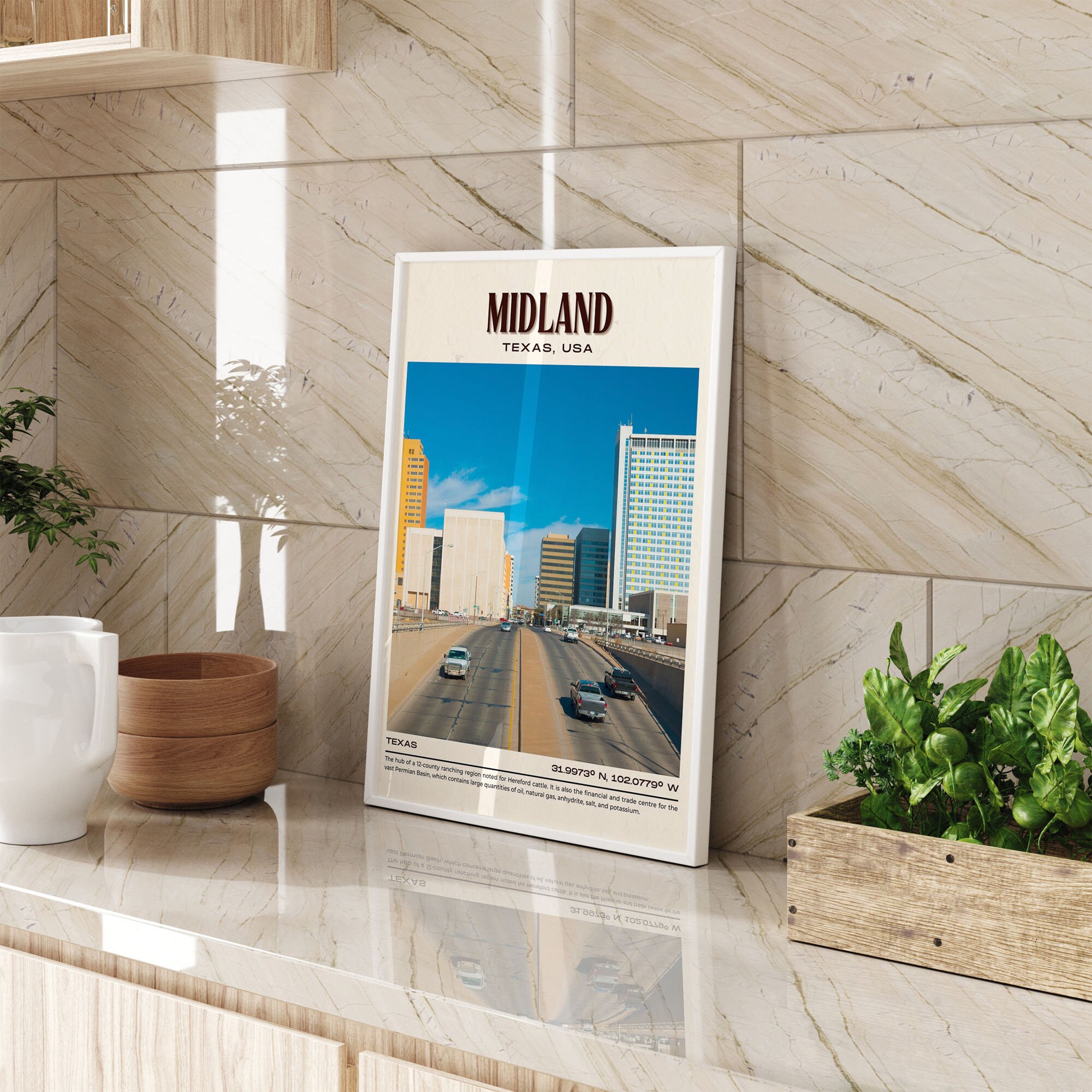 Midland Vintage Wall Art, Midland Canvas, Midland Framed Poster ...