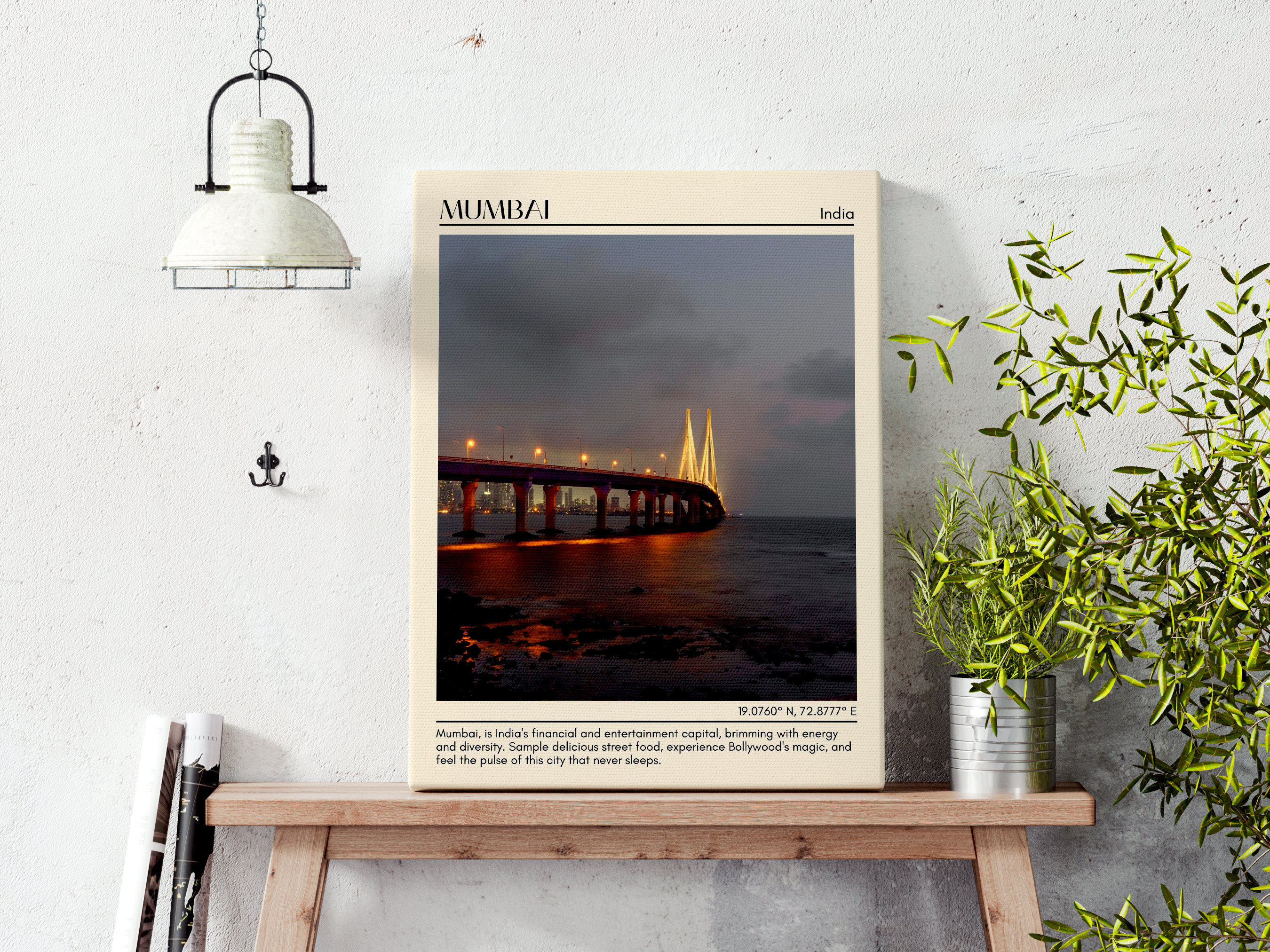 Mumbai Minimal Wall Art, Mumbai Canvas, Mumbai Photo, Mumbai Framed ...