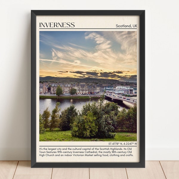 Inverness Poster - Etsy
