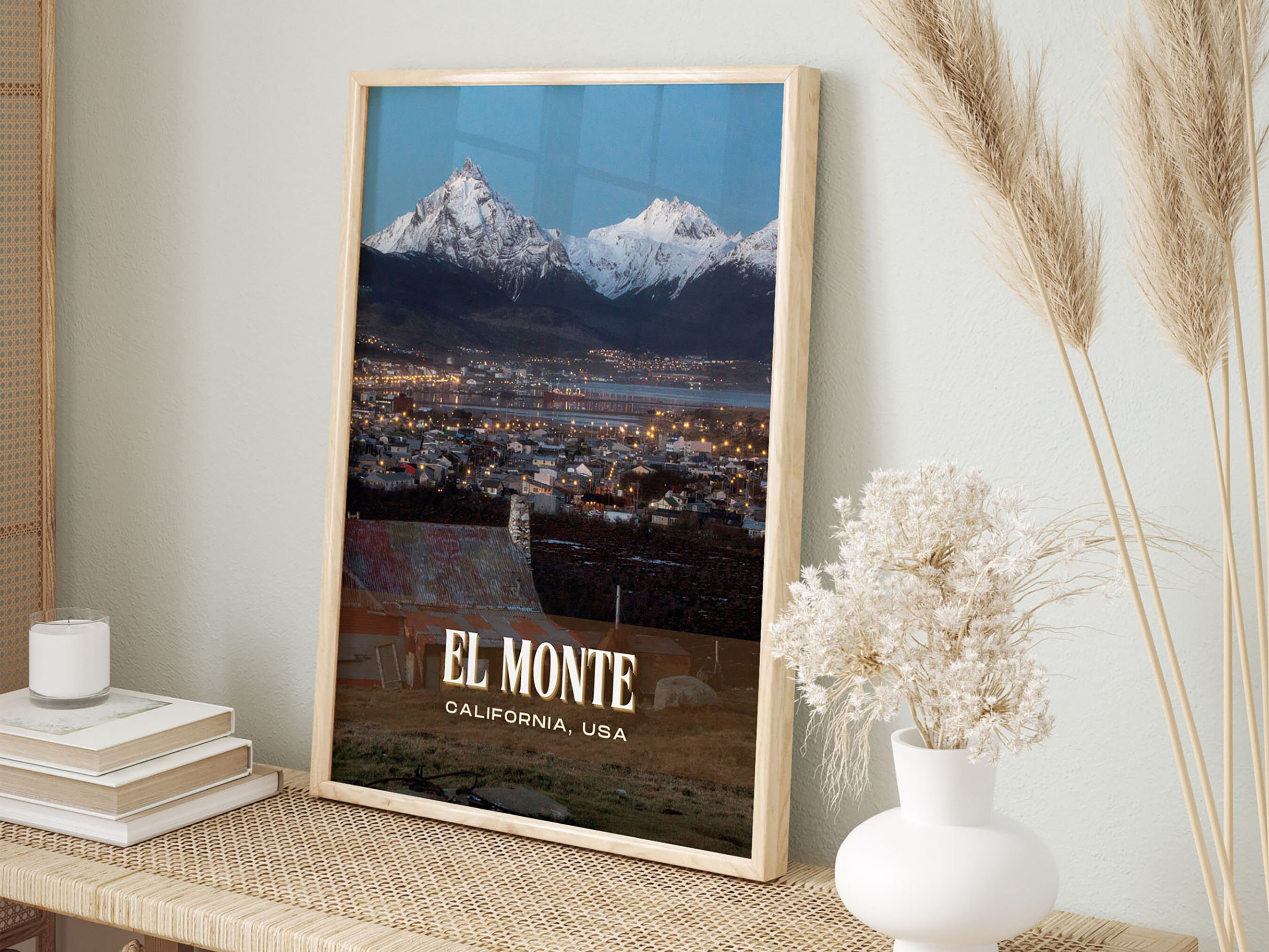 El Monte Retro Wall Art El Monte Canvas El Monte Framed - Etsy