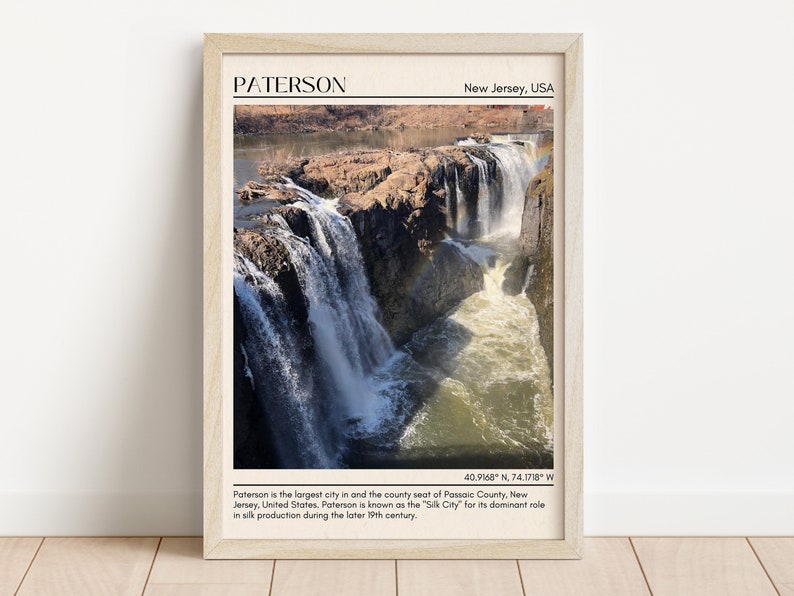 Paterson Minimal Wall Art, Paterson Canvas, Paterson Framed Poster ...