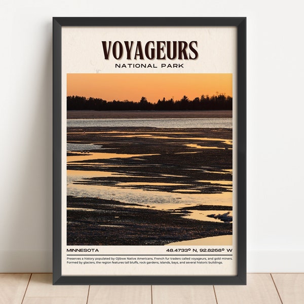 Voyageurs National Park Poster - Etsy