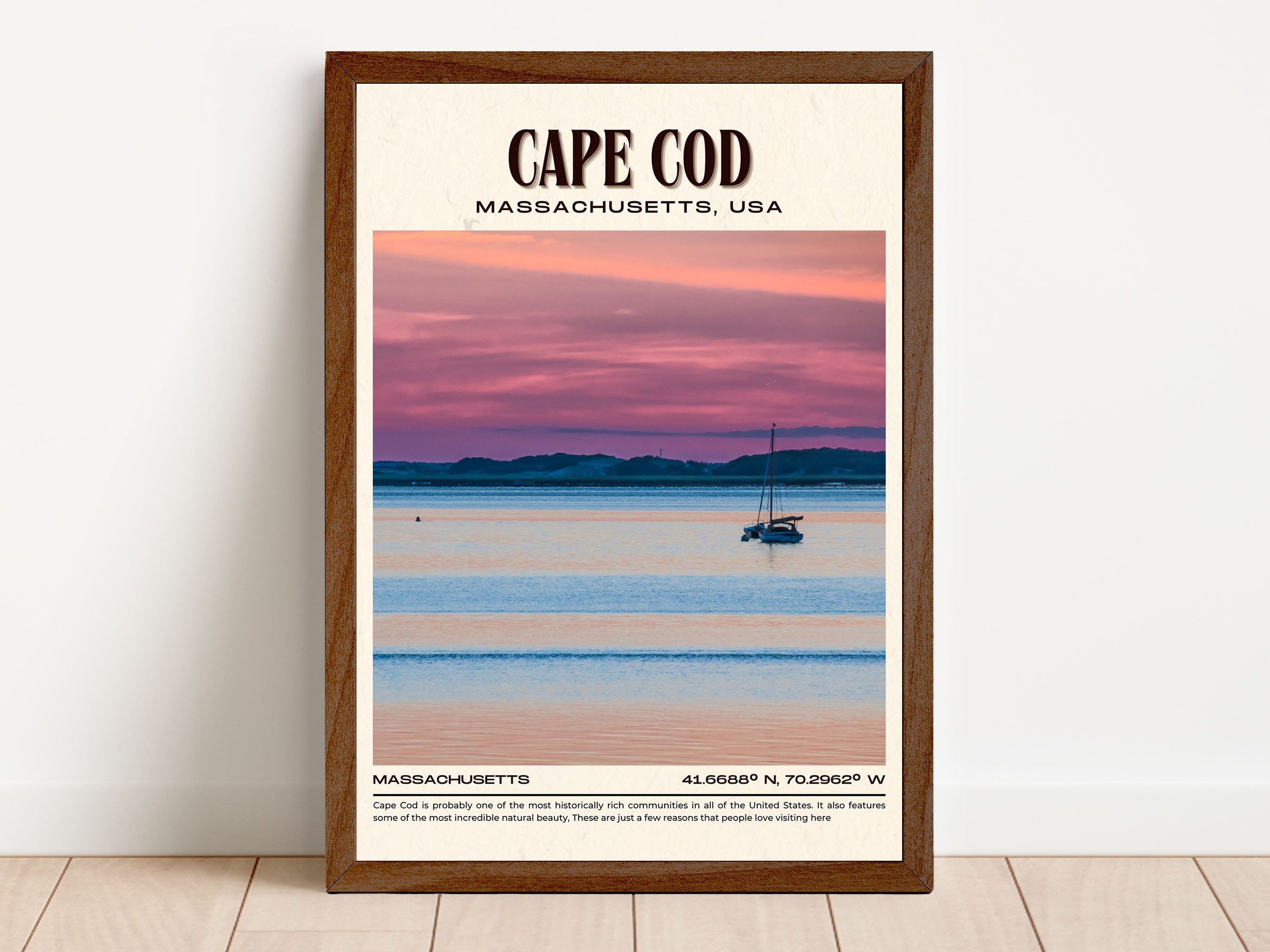 INSTANT DIGITAL DOWNLOAD, Cape Cod Vintage Wall Art, Cape Cod Canvas ...