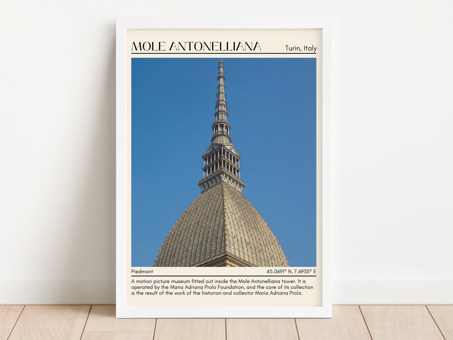 Mole Antonelliana Turin Italy Wall Art, Mole Antonelliana Framed Canvas ...
