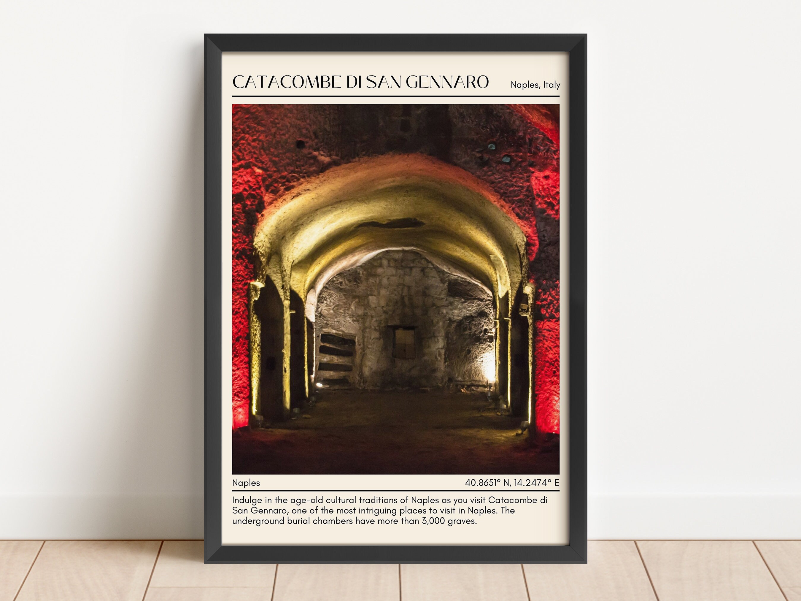 Catacombe Di San Gennaro of Naples Italy Wall Art, Catacombe Di San ...