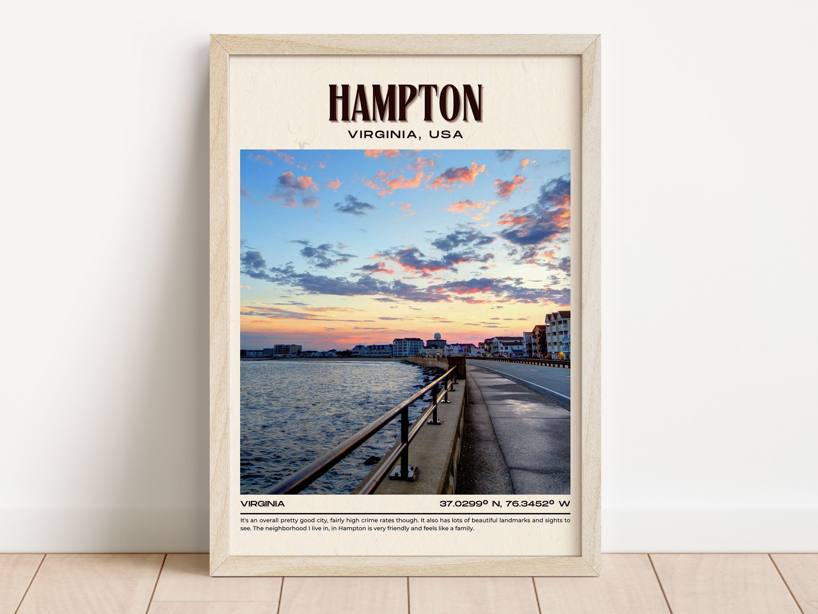 Hampton Vintage Wall Art, Hampton Canvas, Hampton Framed Poster ...