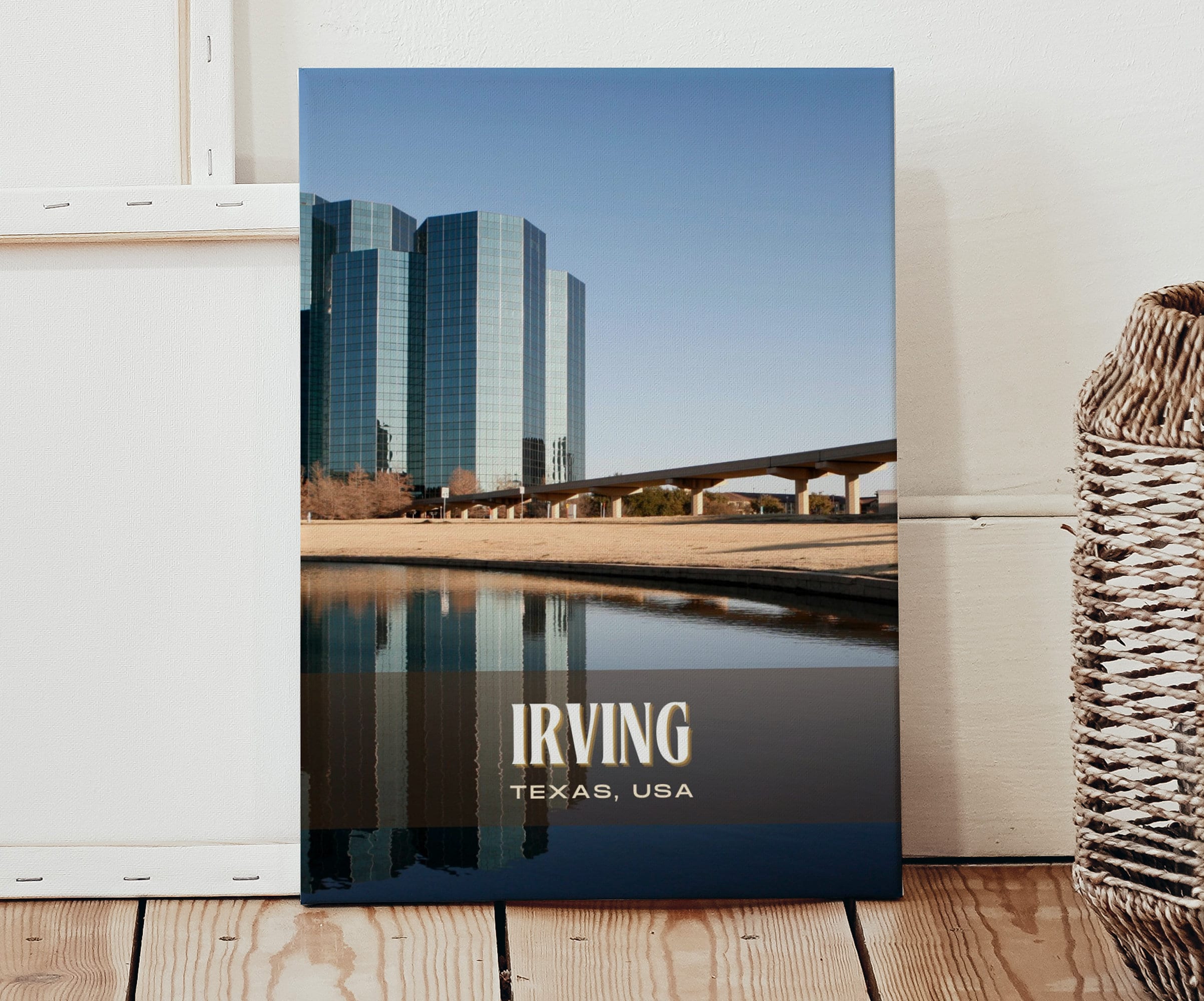 INSTANT DIGITAL DOWNLOAD, Irving Retro Wall Art, Irving Canvas, Irving ...