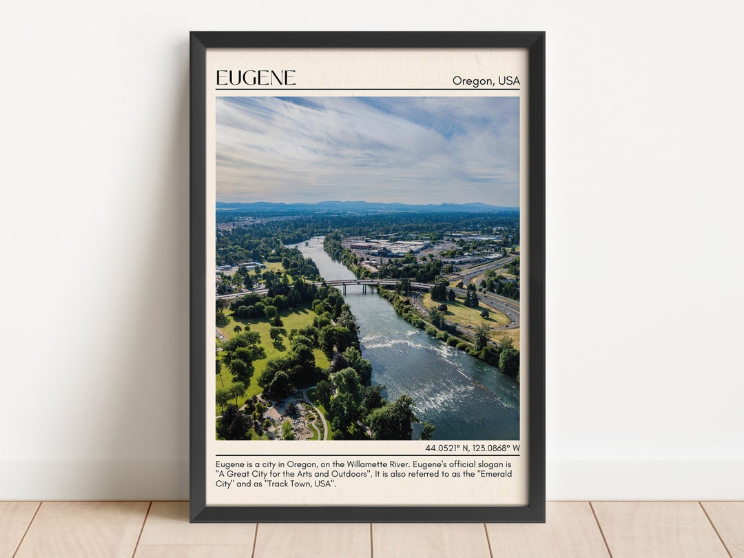 INSTANT DIGITAL DOWNLOAD, Eugene Minimal Wall Art, Eugene Canvas ...