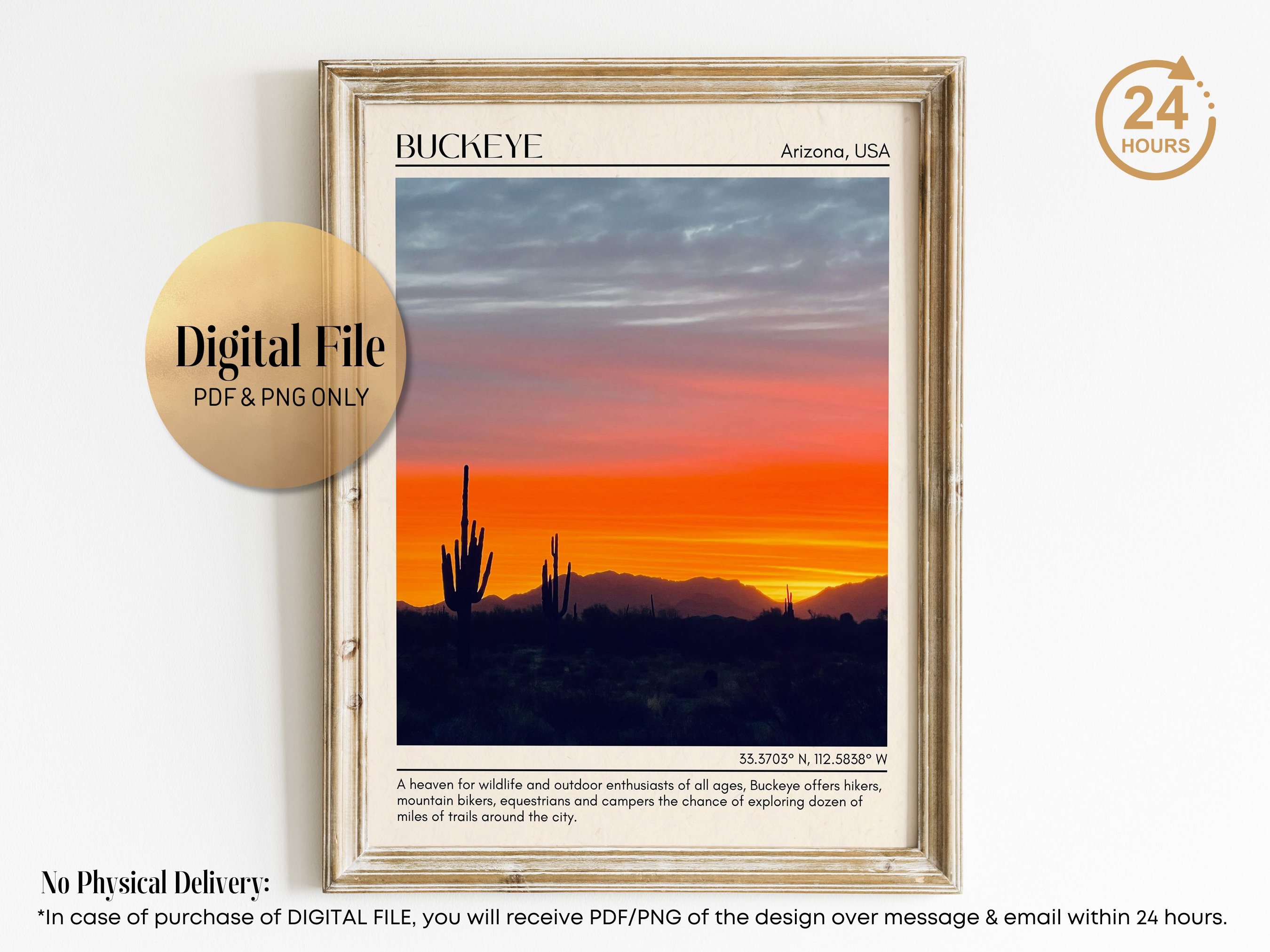 INSTANT DIGITAL DOWNLOAD, Buckeye Minimal Wall Art, Buckeye Canvas ...