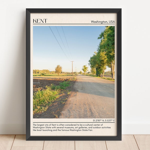 Kent Poster - Etsy UK