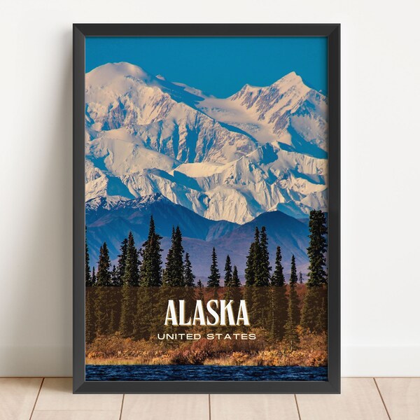 Alaska Poster - Etsy