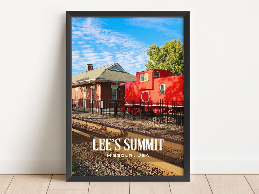 Lee's Summit Retro Wall Art, Lee's Summit Canvas, Lee's Summit Framed ...