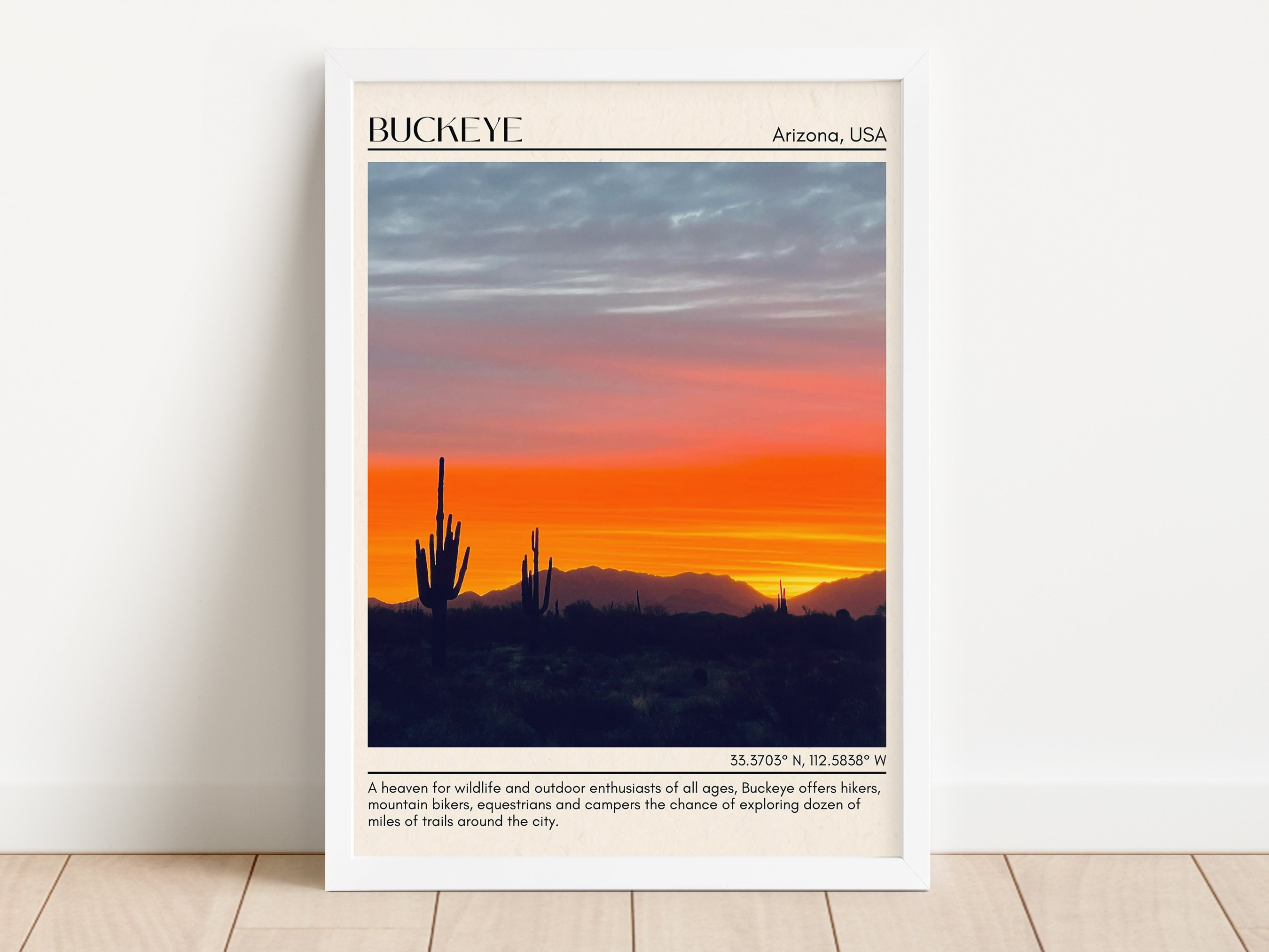 INSTANT DIGITAL DOWNLOAD, Buckeye Minimal Wall Art, Buckeye Canvas ...