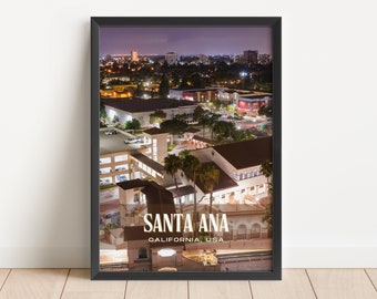 Santa Ana Framed - Etsy