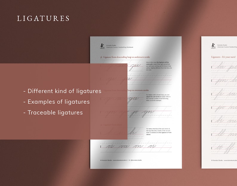 Printable Lowercase Letters & Numbers Business Cursive Calligraphy ...