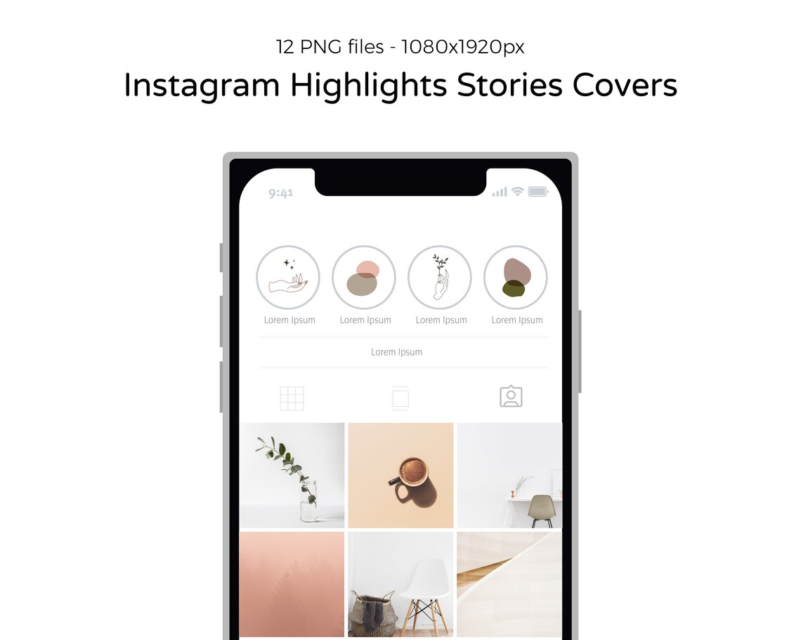 Pink Instagram Story Highlight Icons, Hand Drawn Boho Icons, Stories ...