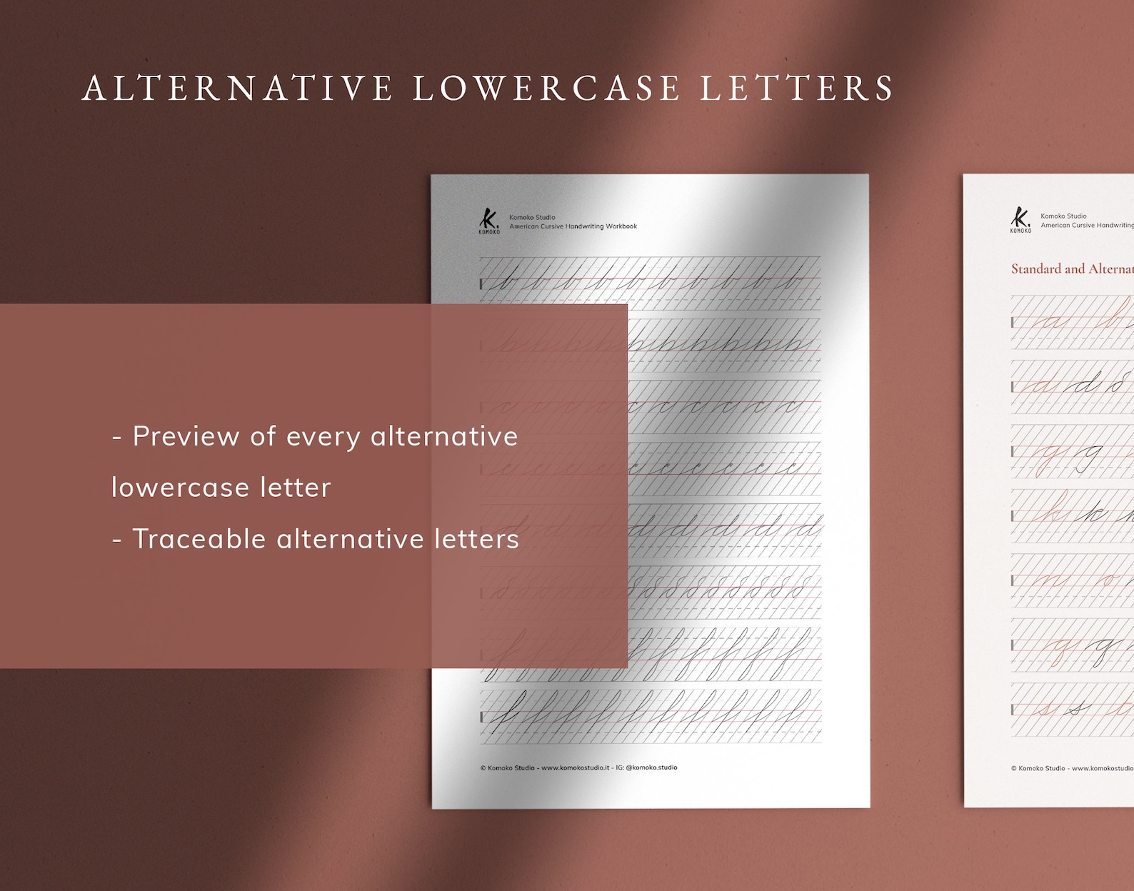 Printable Lowercase Letters & Numbers Business Cursive Calligraphy ...