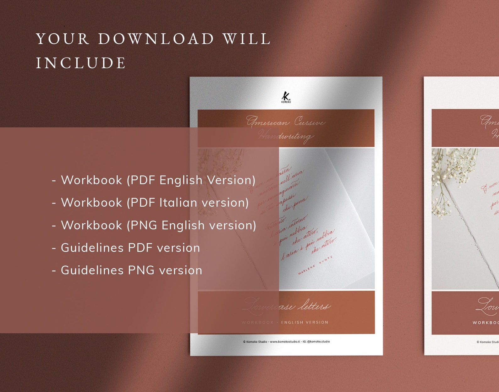 Printable Lowercase Letters & Numbers Business Cursive Calligraphy ...