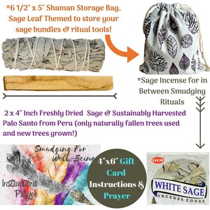 Smudge Kit Spiritual Native 10 Healing Gifts Set, Smudging Kit, Dream ...