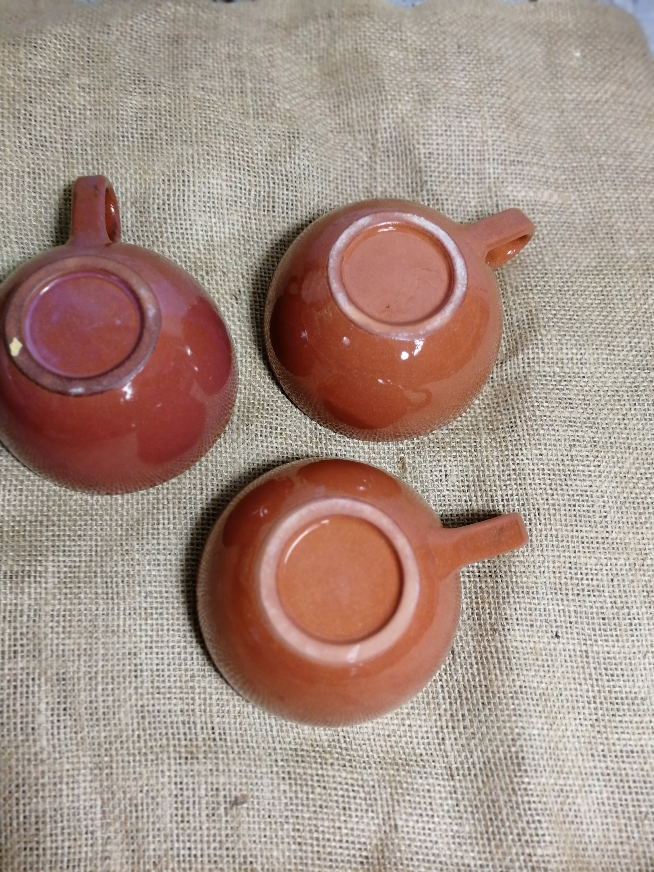 Tea cups coffee cups set of 3 cups ceramic cups tea set | Etsy