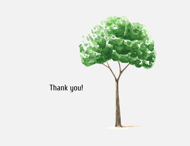 Watercolor Trees Clipart Pine Trees Clipart Bushes Clip Art | Etsy