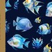Seamless Ocean Fish Pattern, Png Transparent, Fabric Design, Commercial ...
