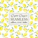 Seamless Watercolor Lemons Pattern, Digital Paper, Instant Download, 12 ...