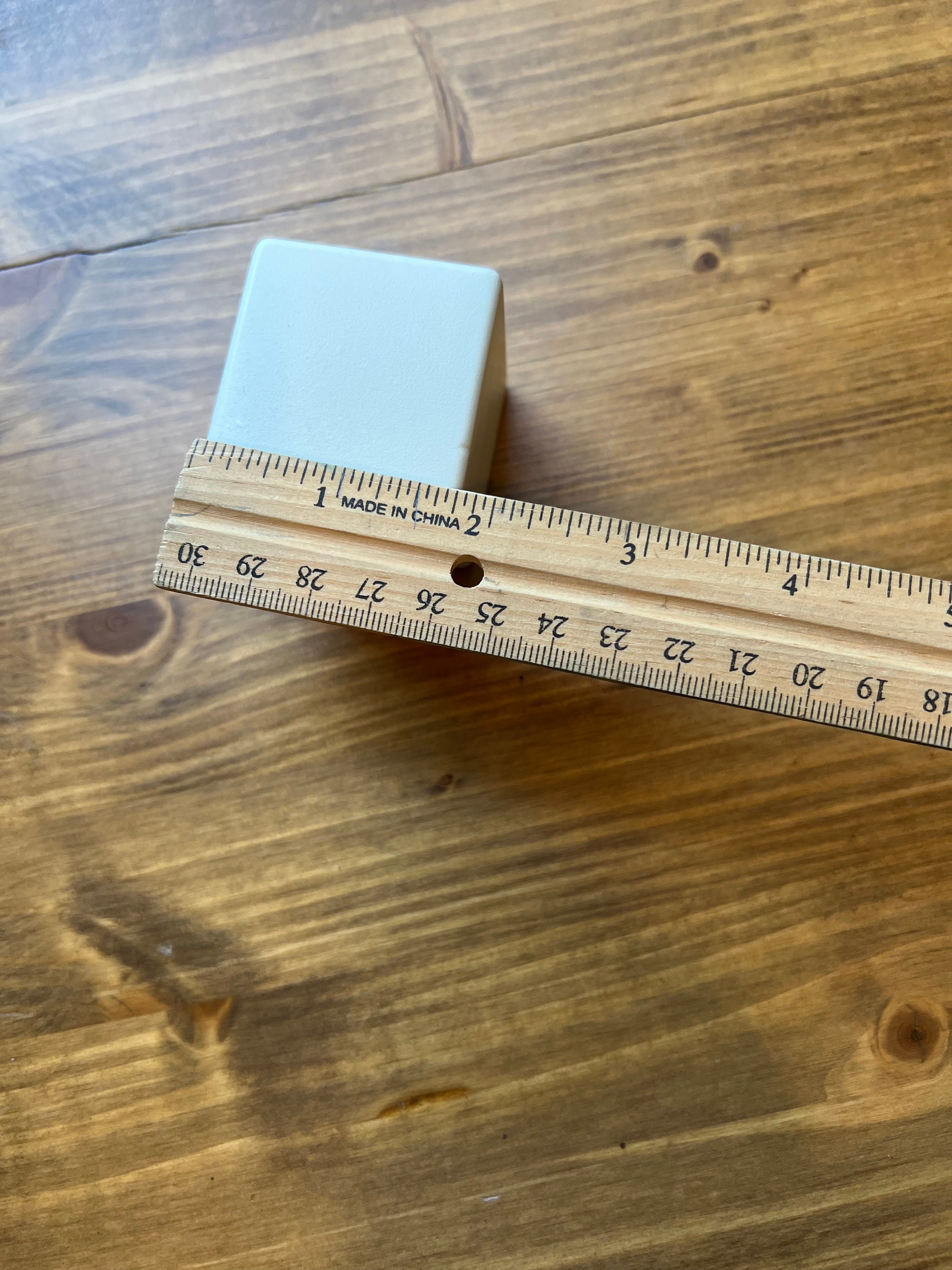 White Painted Wood Blocks With Rounded Edges – 1.75-inch Cube | Smooth ...