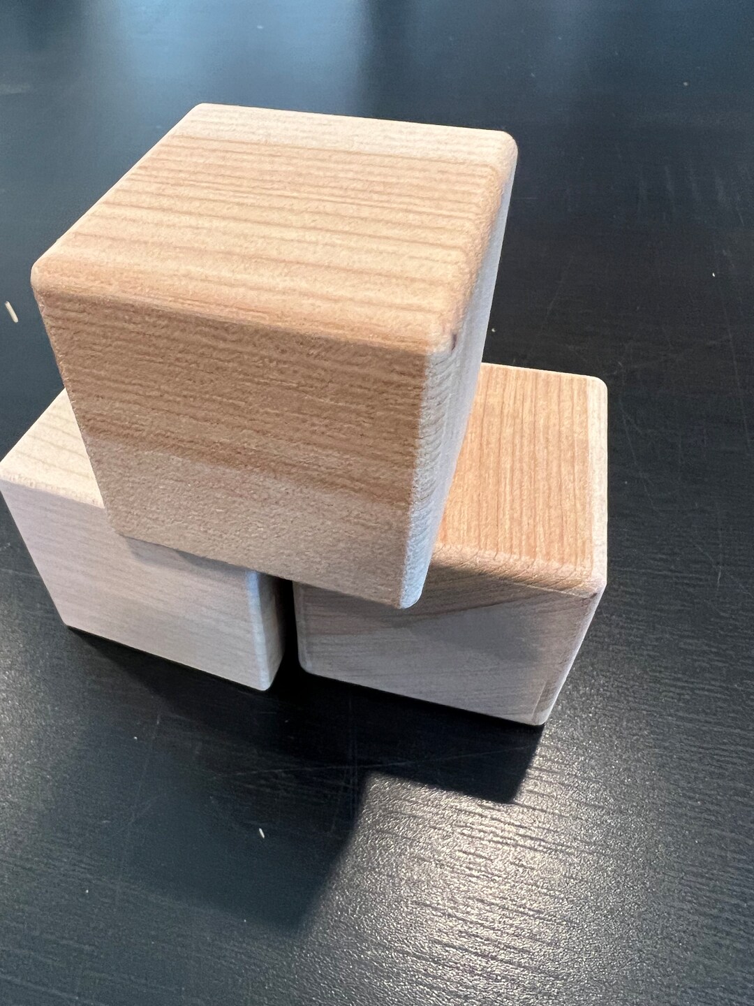 Natural Wood Blocks 1.75 Cubed Rounded Edges Knocked Corners - Etsy