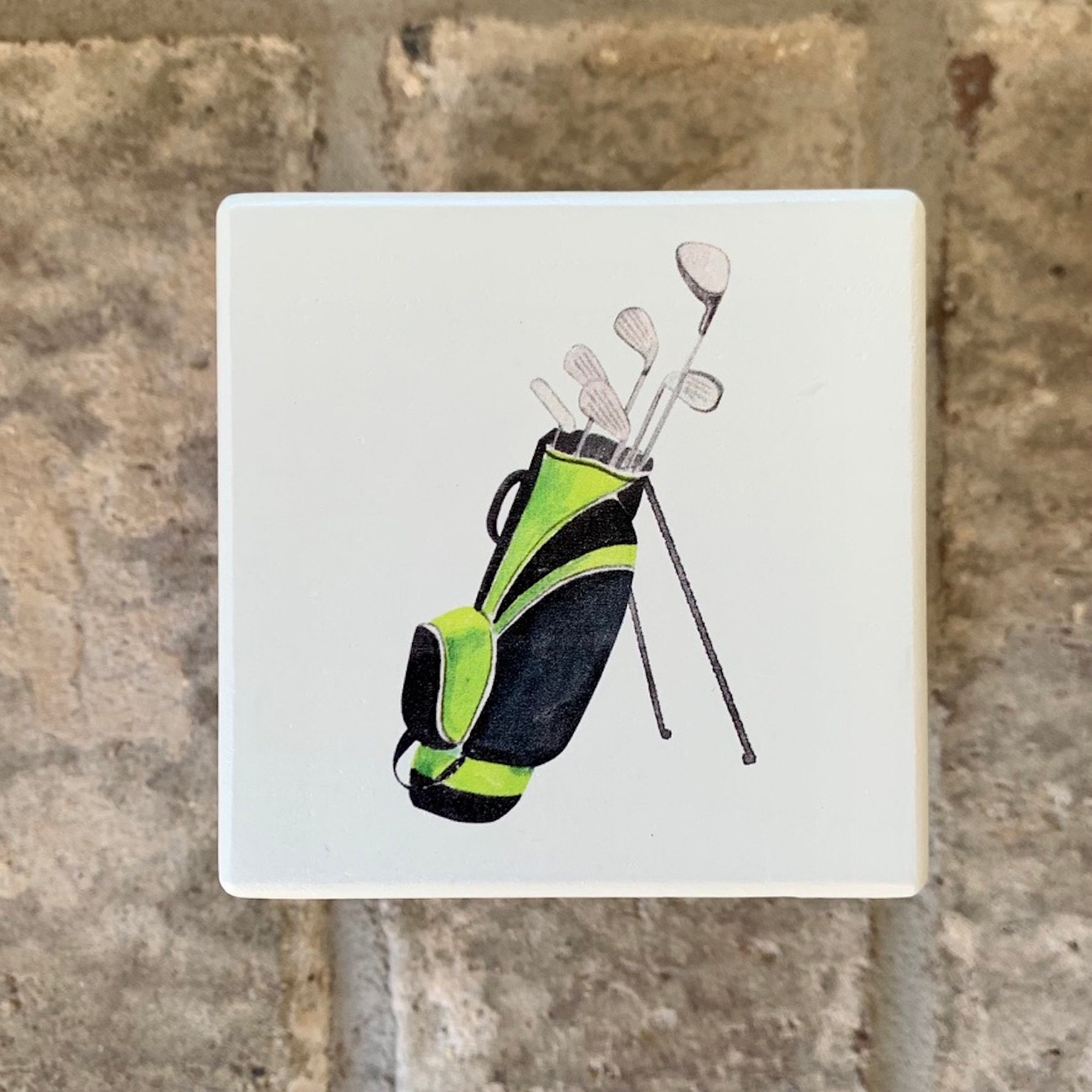 Handcrafted White Wood Sports Blocks – Set of 2 | Sports-themed Décor ...