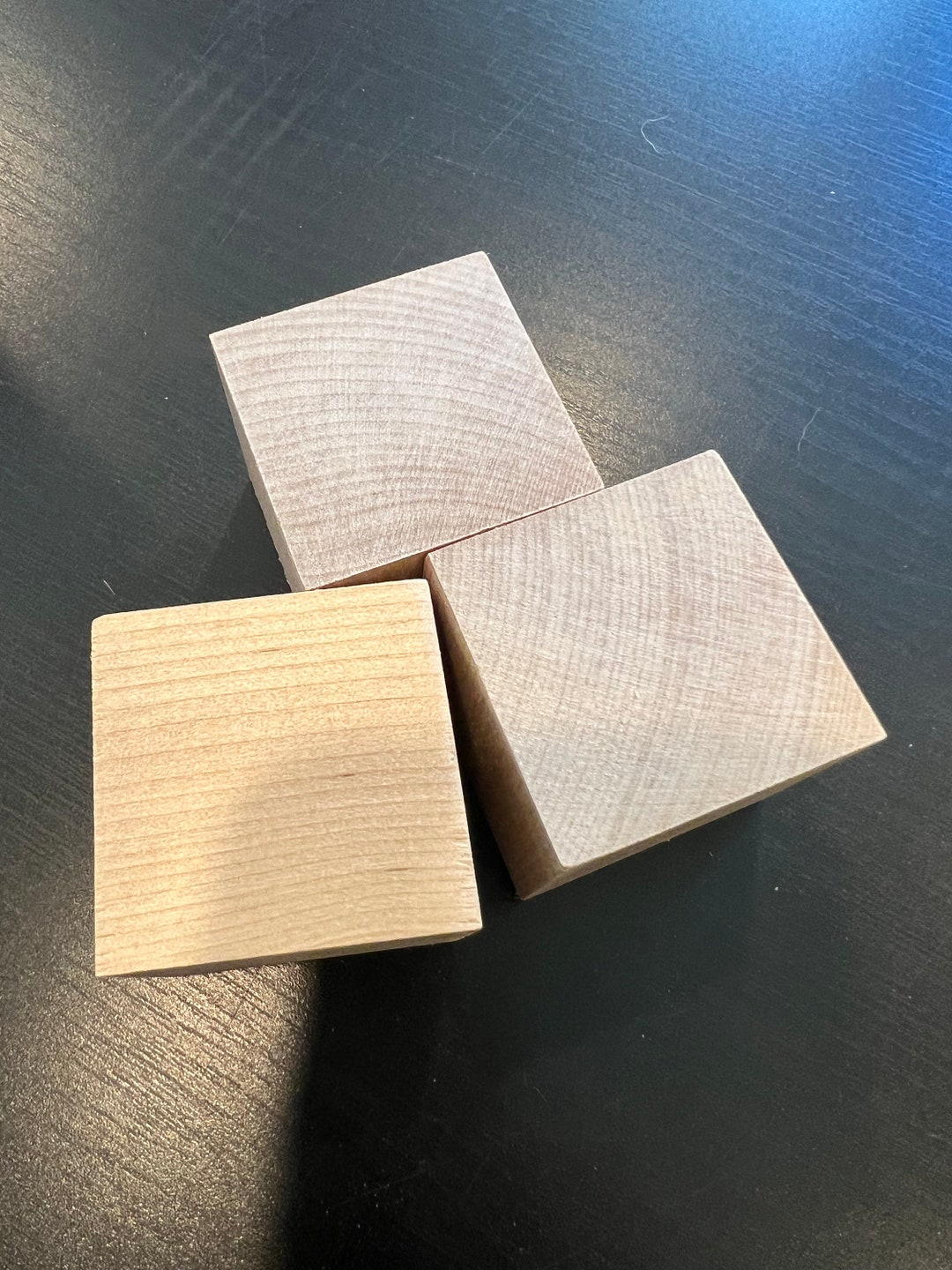Natural Unfinished Wood Blocks – 1.75-inch Cube | Ideal for Crafts, DIY ...