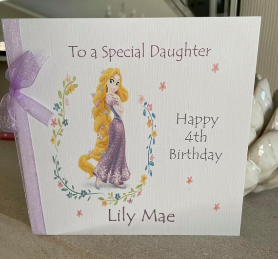 Rapunzel Birthday Card - Etsy UK