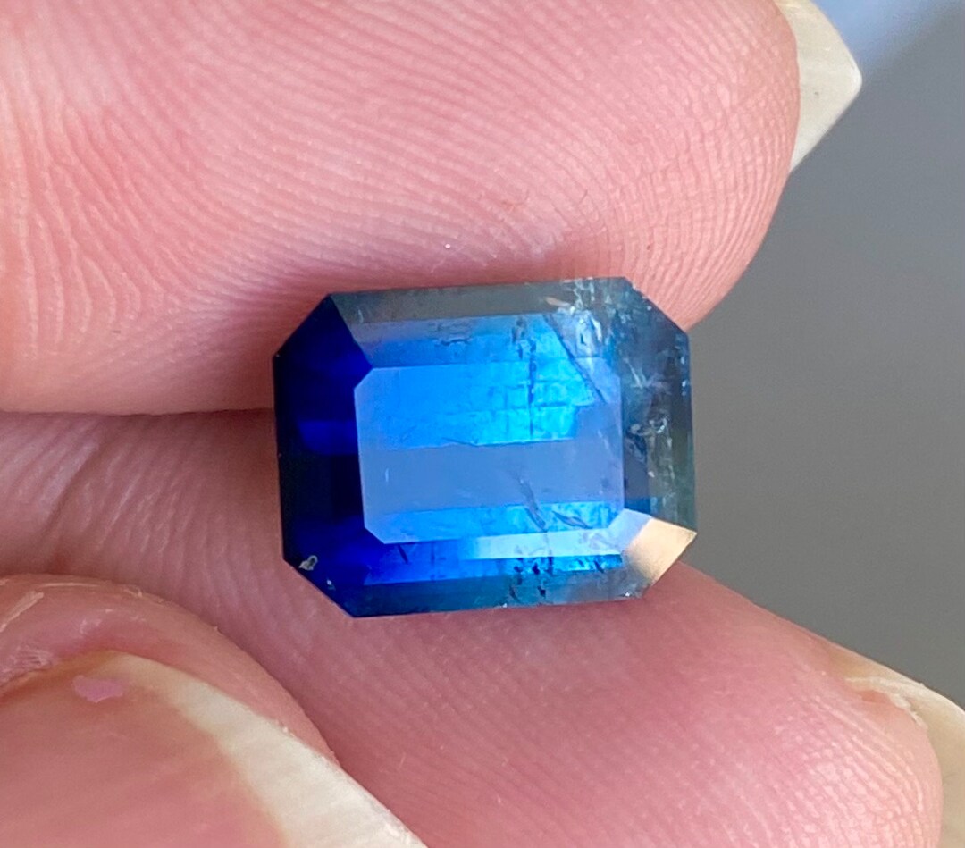 Blue Tourmaline With Dual Shades 4.9 Carats From Afghanistan Indicolite ...
