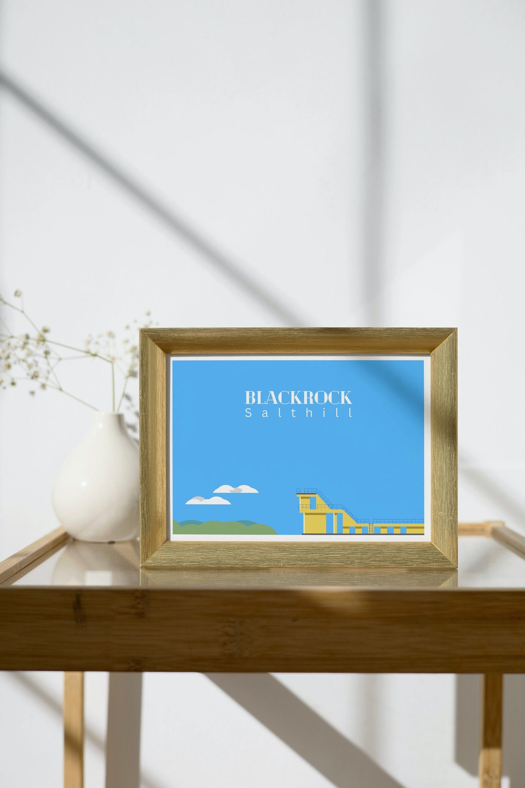 Galway Salthill Minimal Wall Art Print || Downloadable Digital File ...