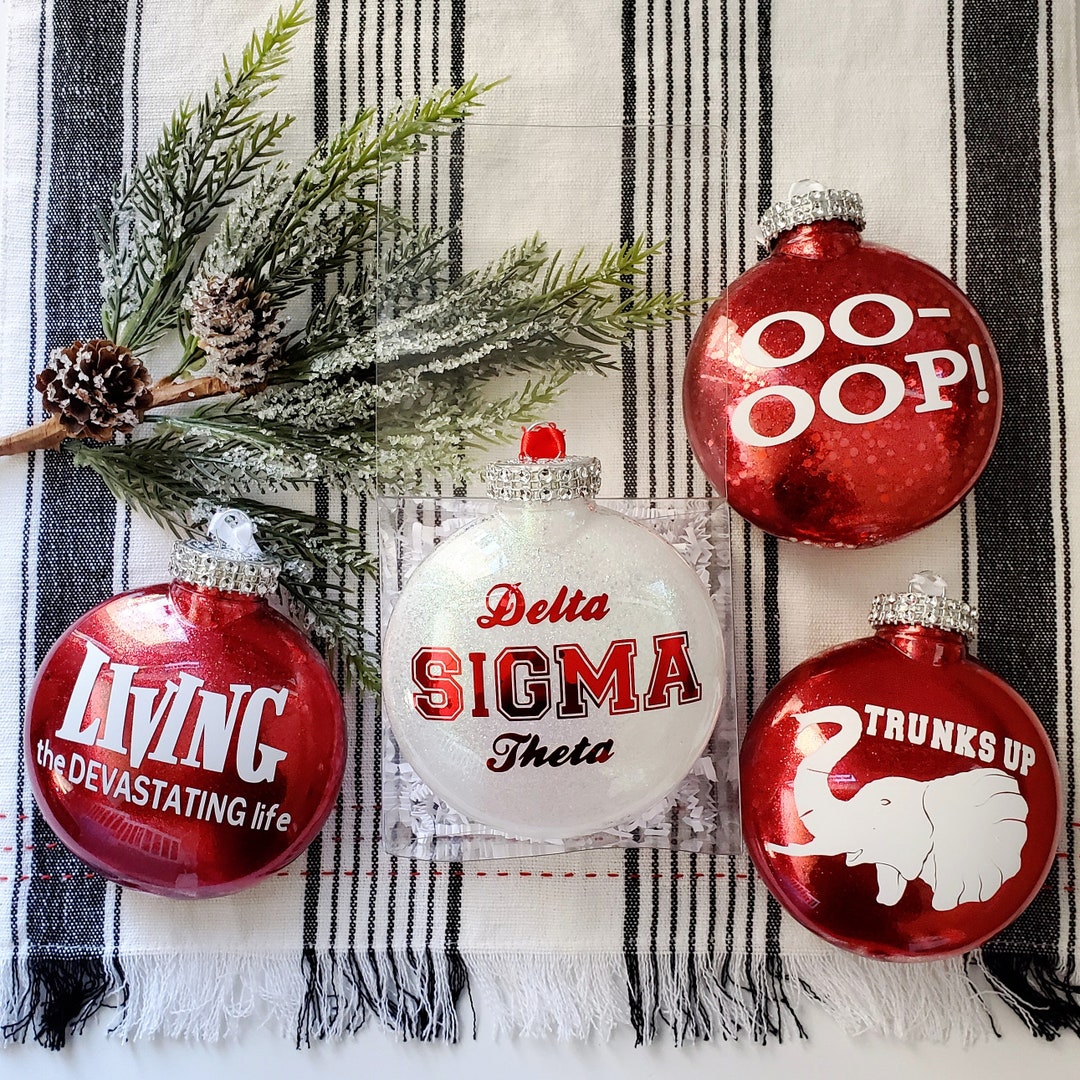 Delta Theta Sigma Ornaments - Etsy