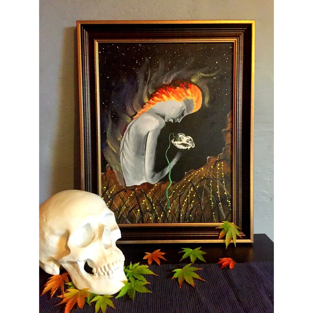 Fine Art Gothic Print the Spell Gothic Gift for Her Macabre - Etsy