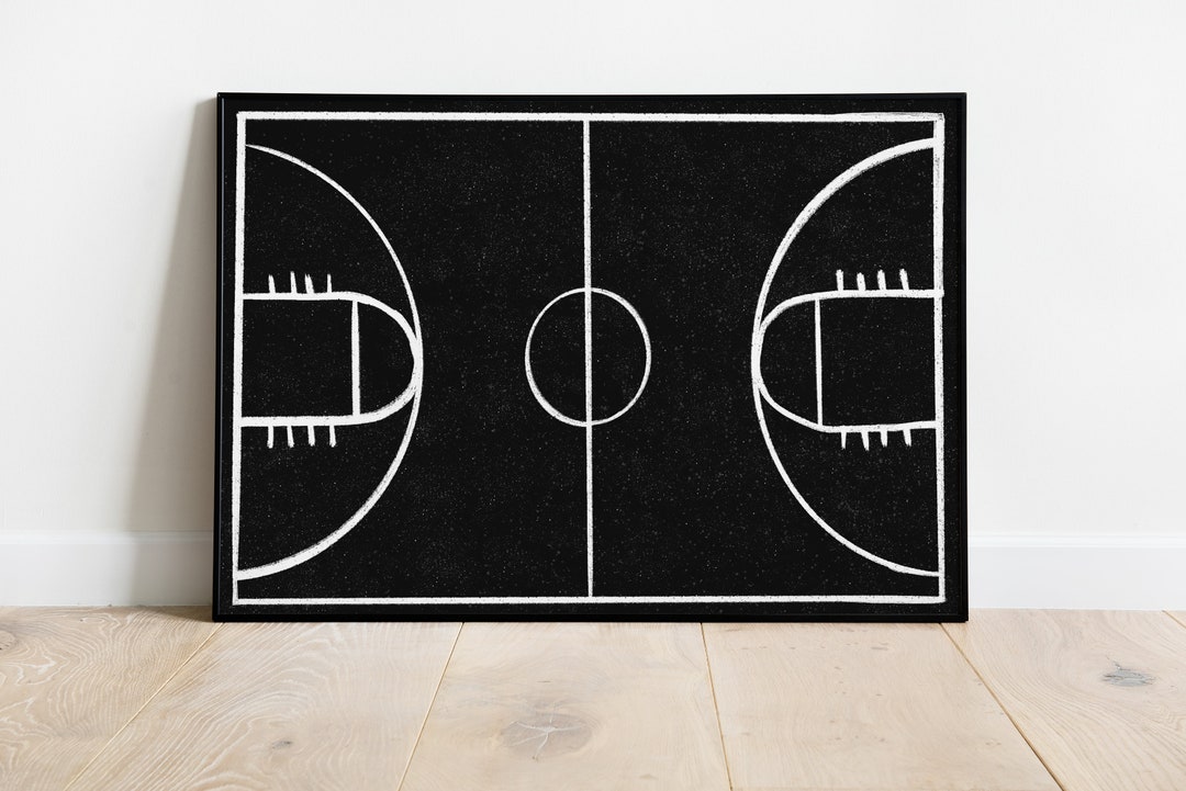 Basketball Poster, Printable Basketball Art, Basketball Party Decor ...