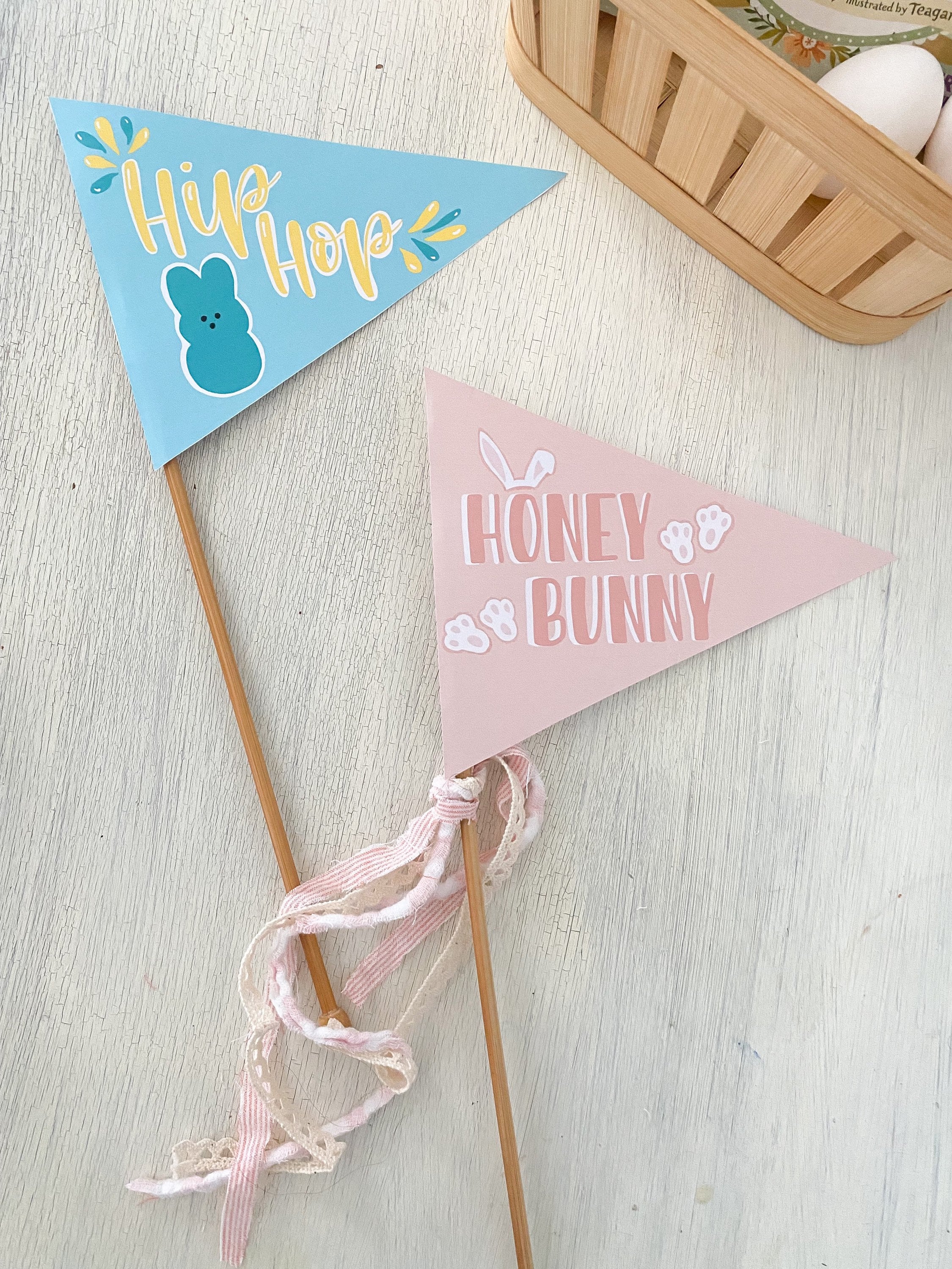 Easter Pennant Flags: Set of 5 Printable Designs (digital Download) - Etsy