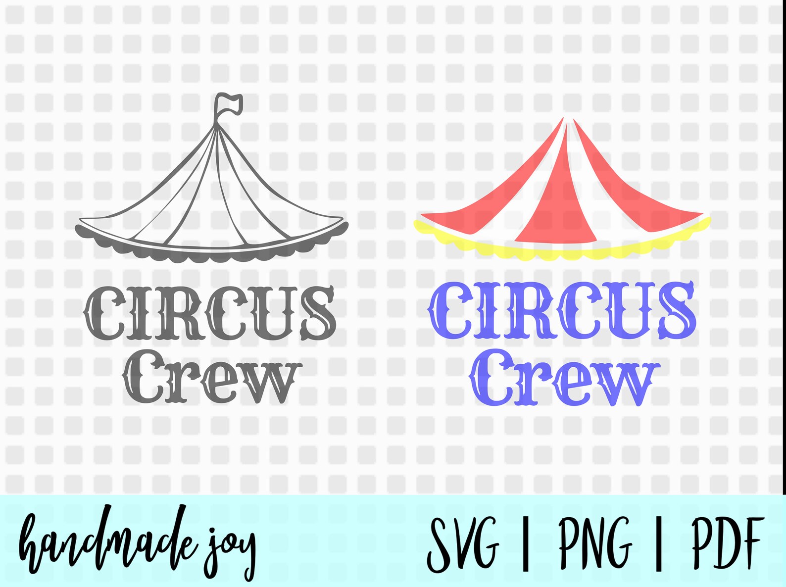 Circus Crew svg circus svg circus party svg carnival svg | Etsy