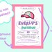 Trucker Hat Bar Birthday Invitation: Customizable Pink Party (digital ...