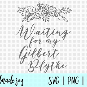 Anne of Green Gables Svg, LM Montgomery Svg, Anne of Green Gables Svg ...