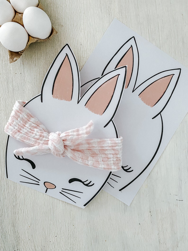 Printable Display Card for Headbands and Ear Warmers Easter - Etsy