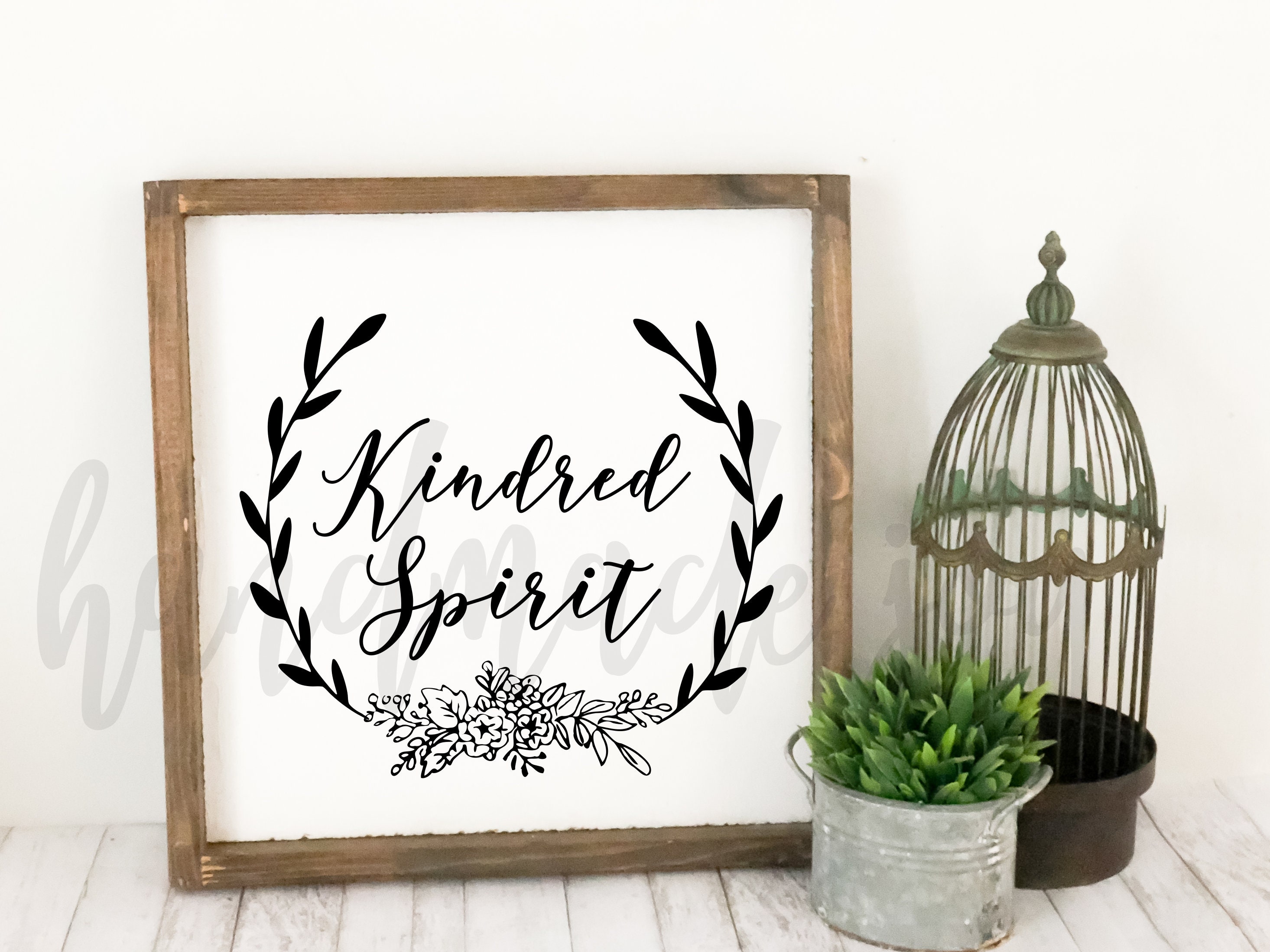 Kindred Spirit svg cut file inspired by Anne of Green Gables | Etsy